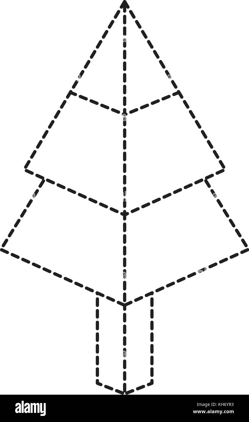 Isometric pine tree design Stock Vector Image & Art - Alamy