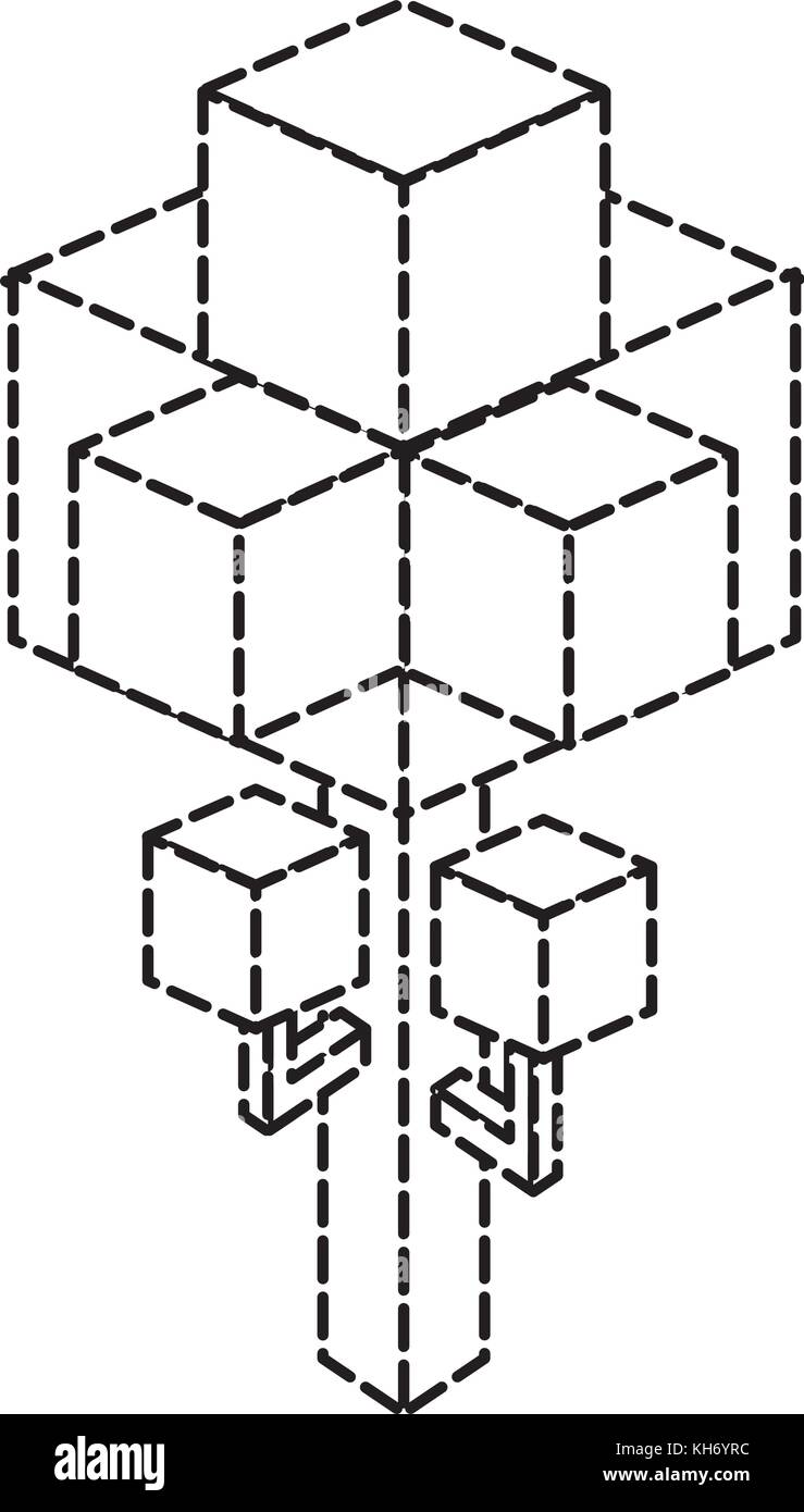 Isometric tree design Stock Vector Image & Art - Alamy