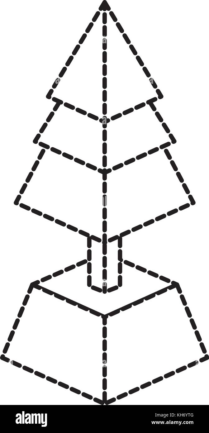 Isometric pine tree design Stock Vector Image & Art - Alamy