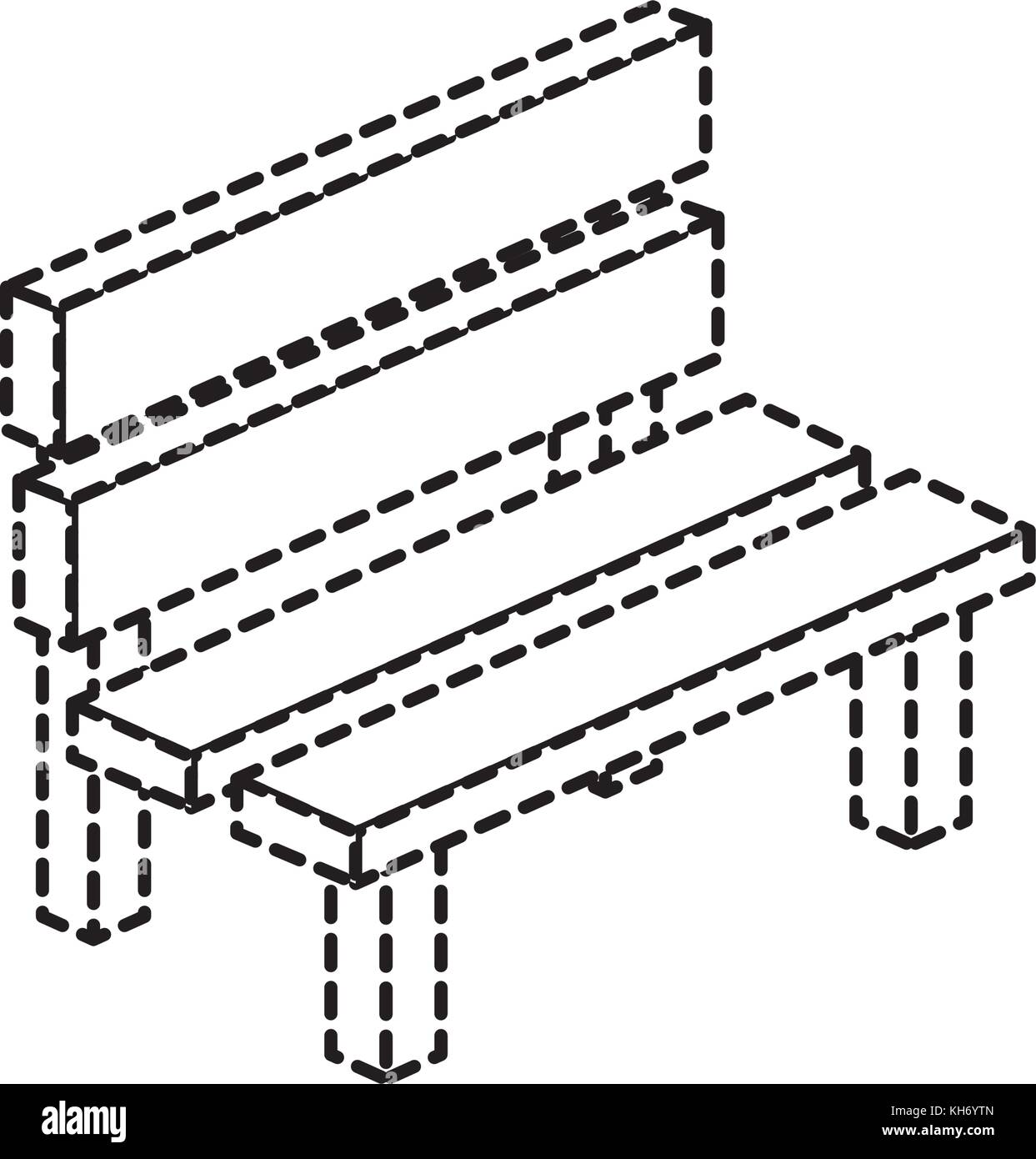 Isometric bench design Stock Vector Image & Art - Alamy