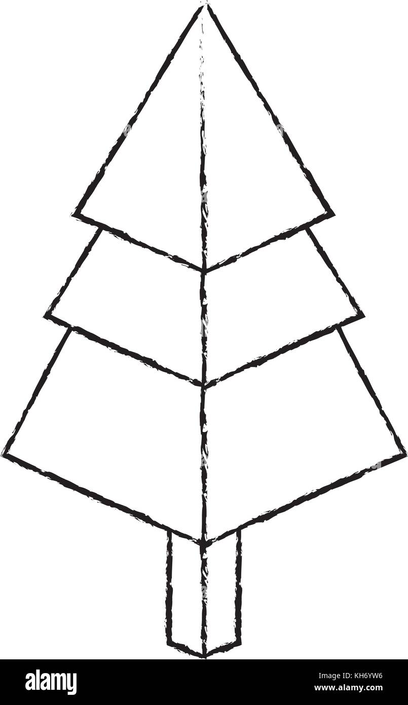 Isometric pine tree design Stock Vector Image & Art - Alamy