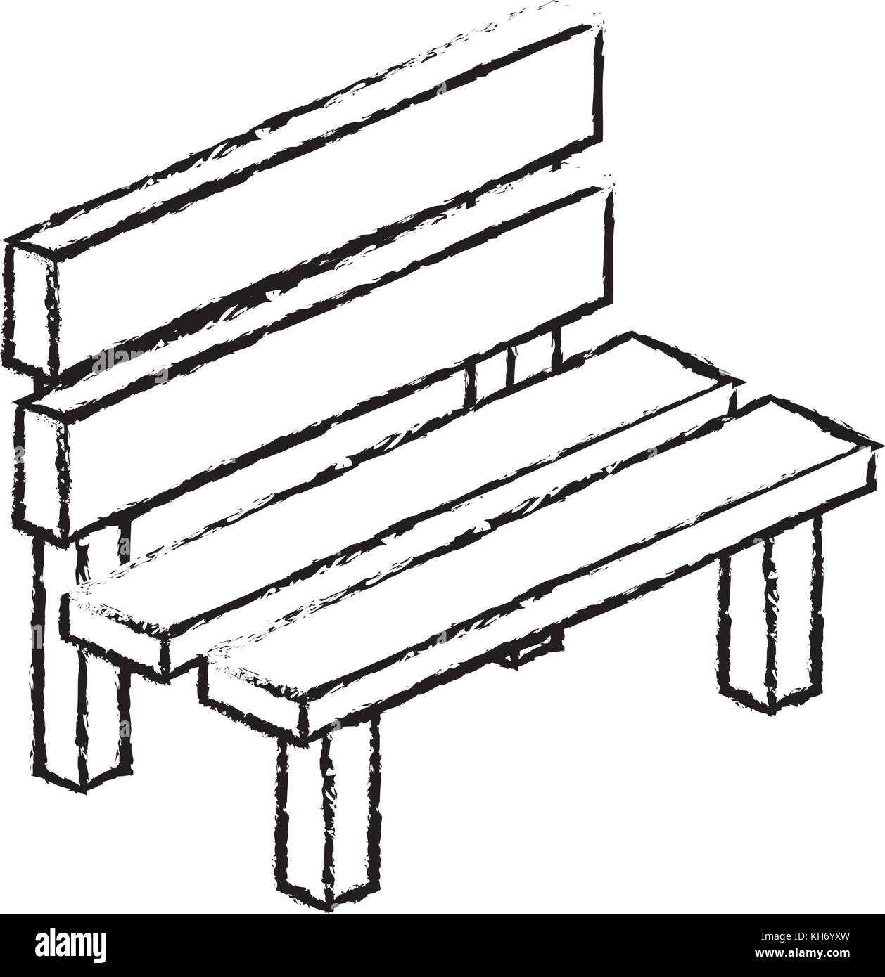 Isometric bench design Stock Vector Image & Art - Alamy