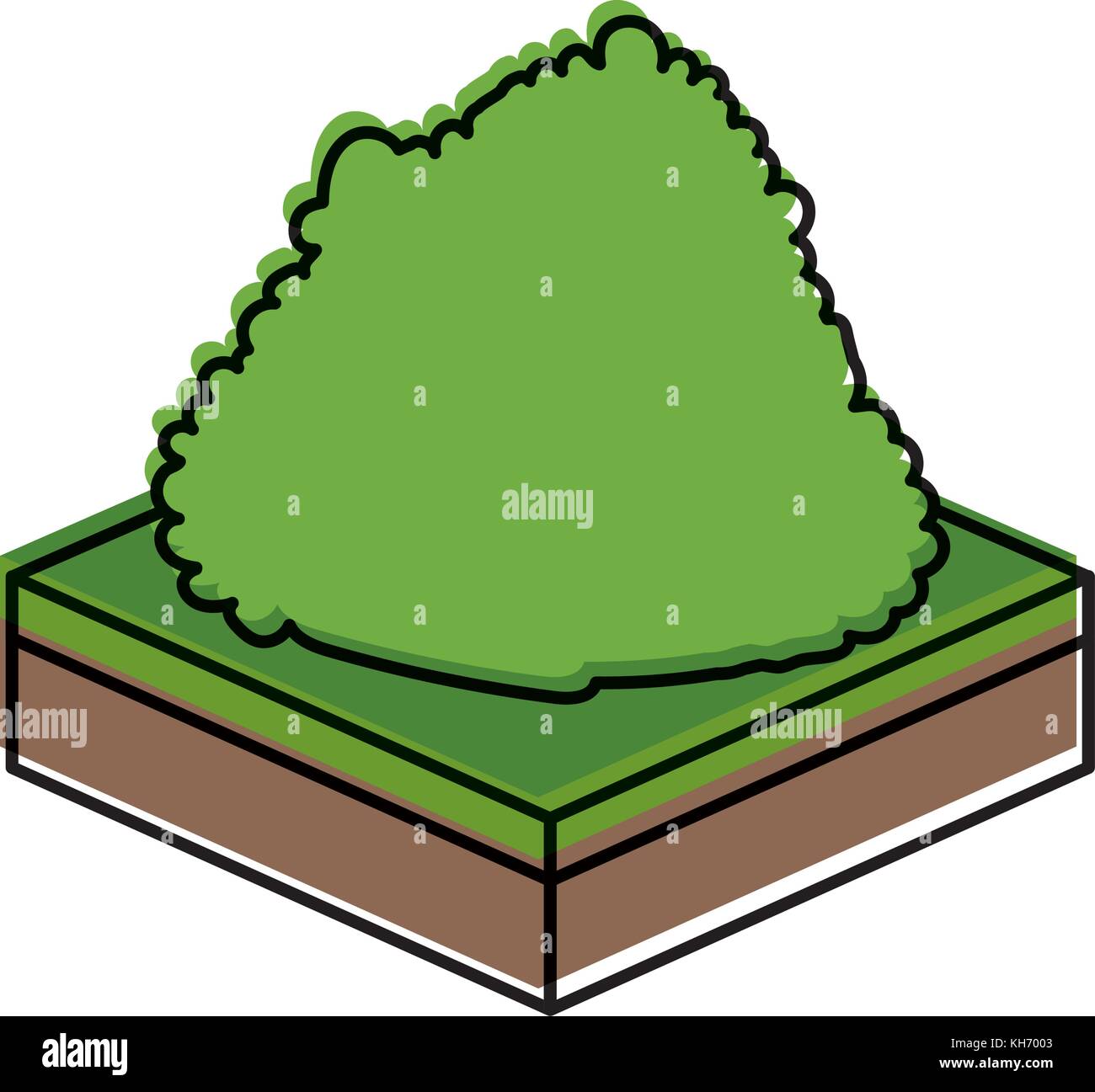 Isometric bush design Stock Vector Image & Art - Alamy