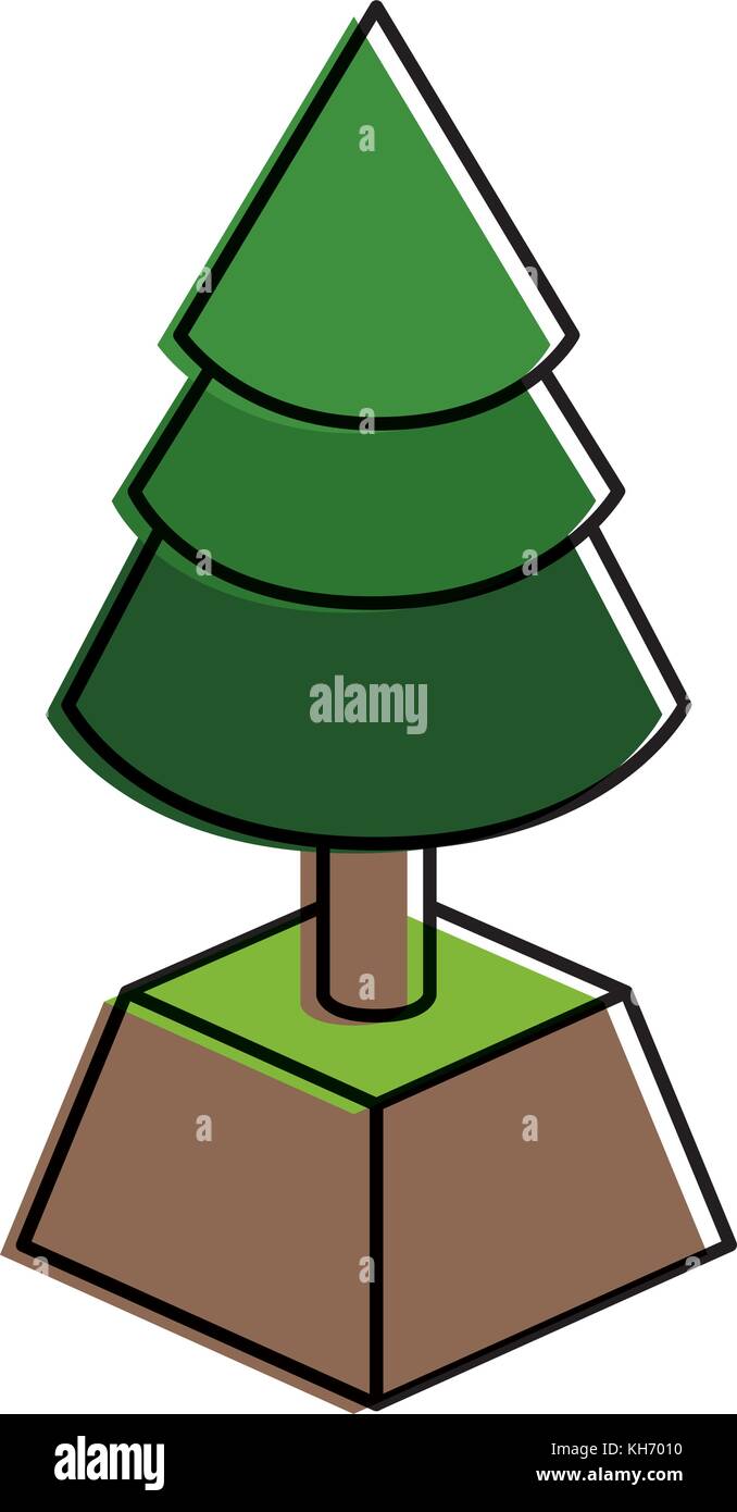 Pine tree design Stock Vector Image & Art - Alamy