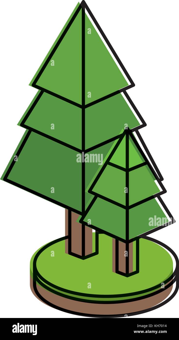 Pine tree design Stock Vector Image & Art - Alamy