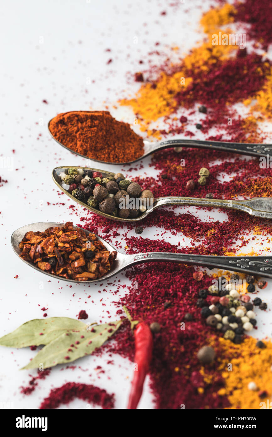 beautiful spices composition Stock Photo - Alamy