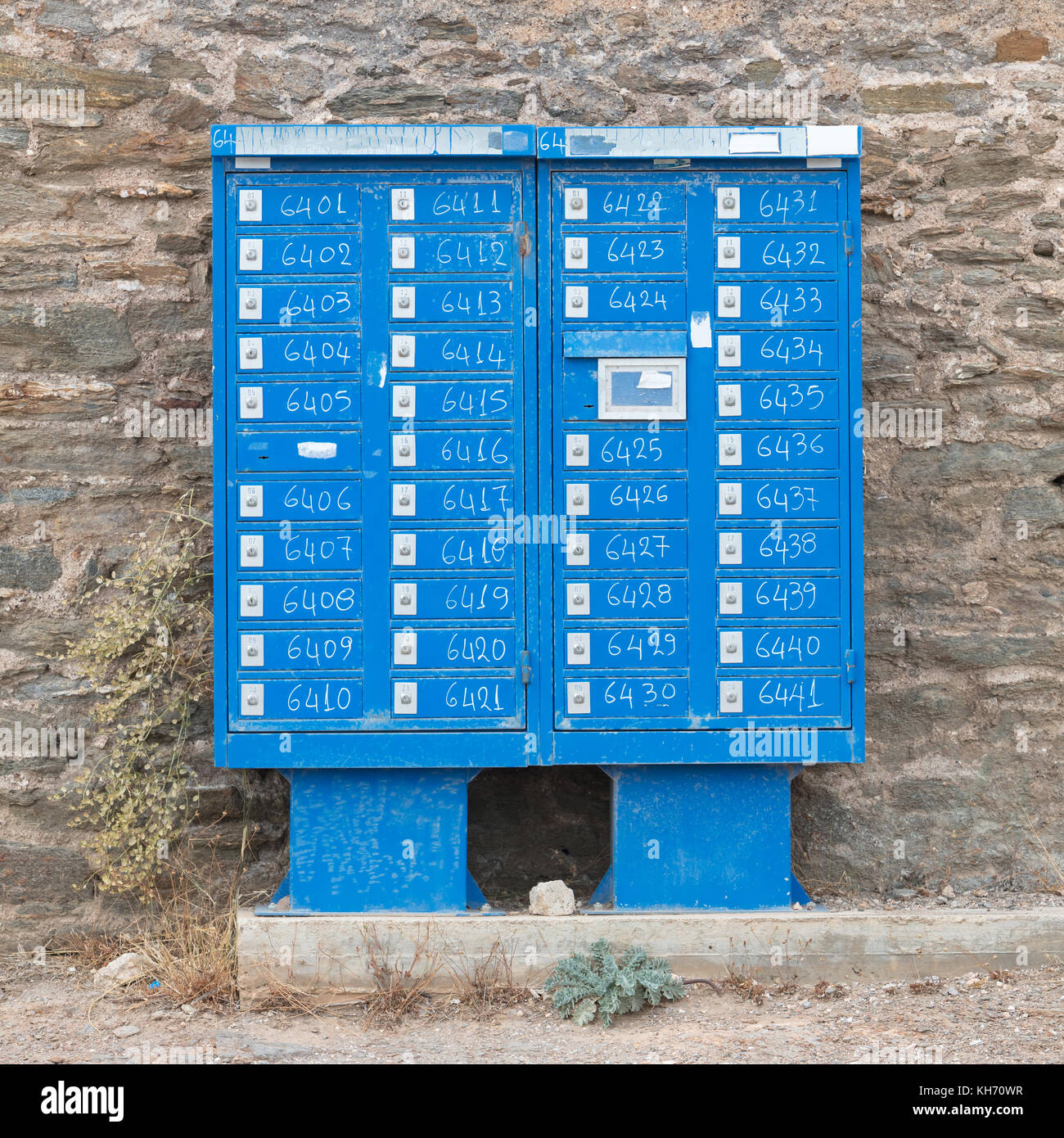 Mailbox greece hi-res stock photography and images - Alamy