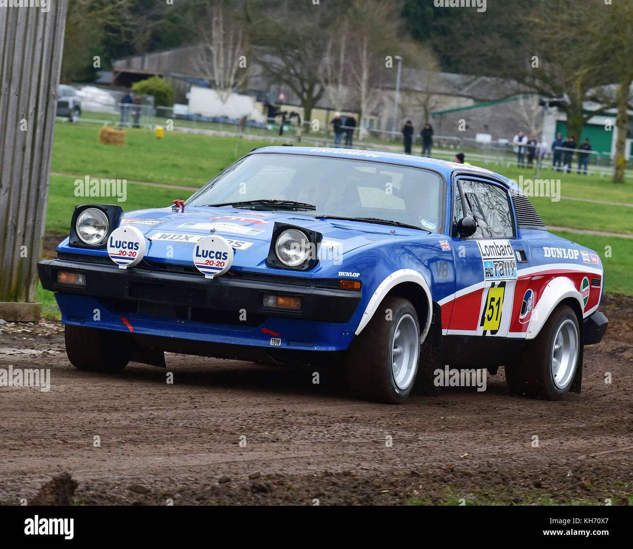 Martin Williams, Triumph TR7 V8, Race Retro, Rally stage, Saturday 25th ...