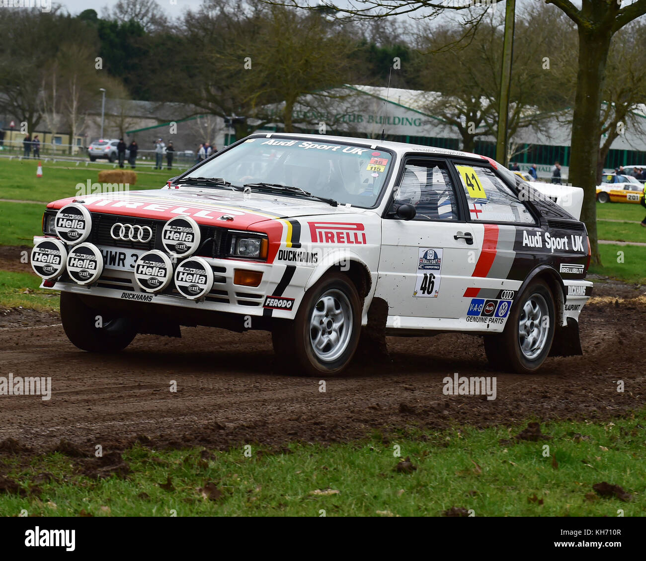 Nick Barrington, Tom Barrington, Audi Quattro, Race Retro, Rally stage ...