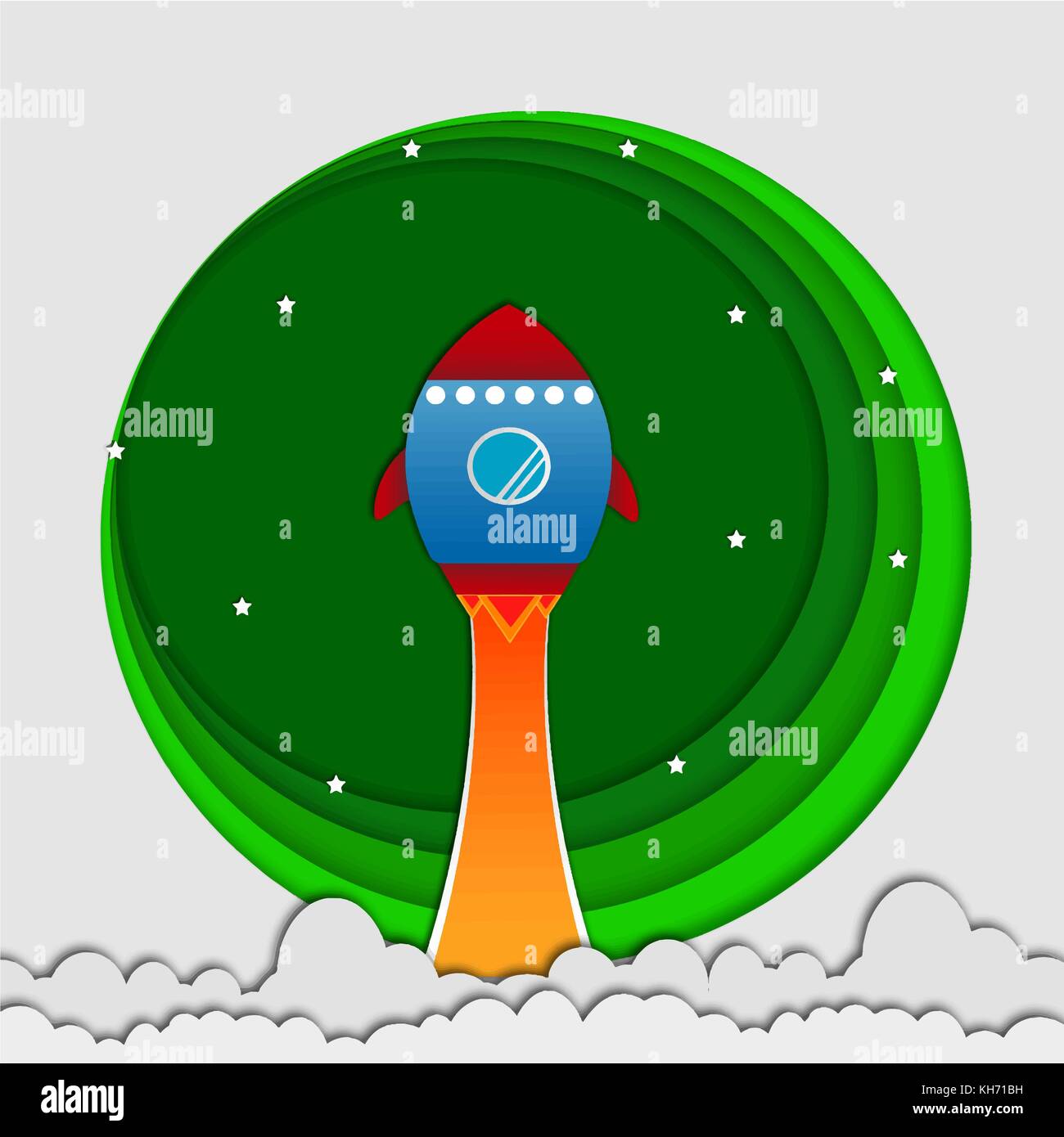 Origami rocket hi-res stock photography and images - Alamy