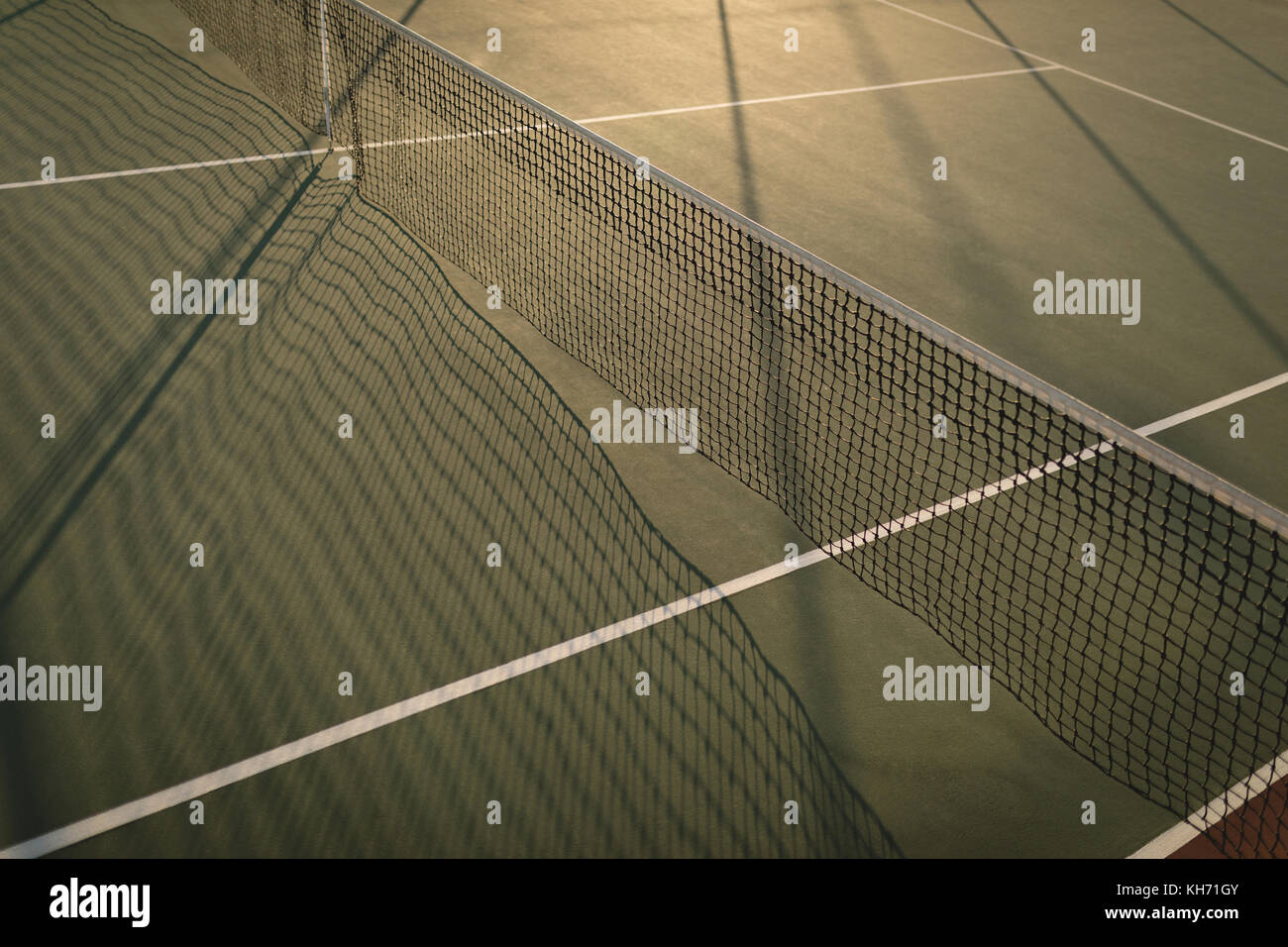 Close-up of net in tennis court Stock Photo - Alamy