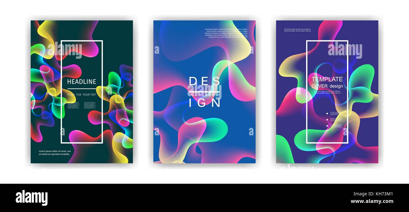 Futuristic fluid shapes Cut Out Stock Images & Pictures - Alamy