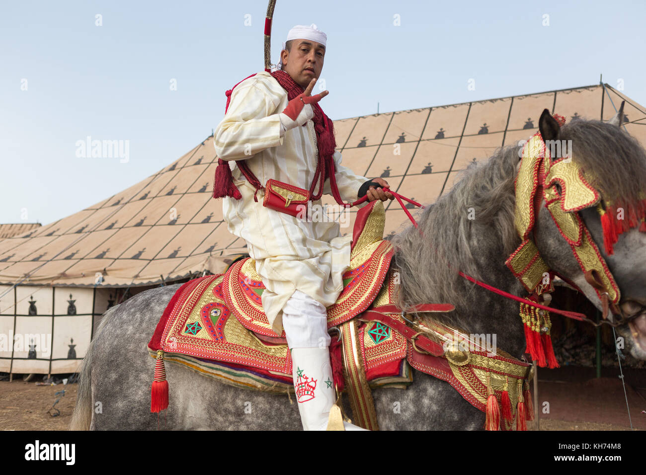 Fantasia is a traditional exhibition of horsemanship in the Maghreb ...