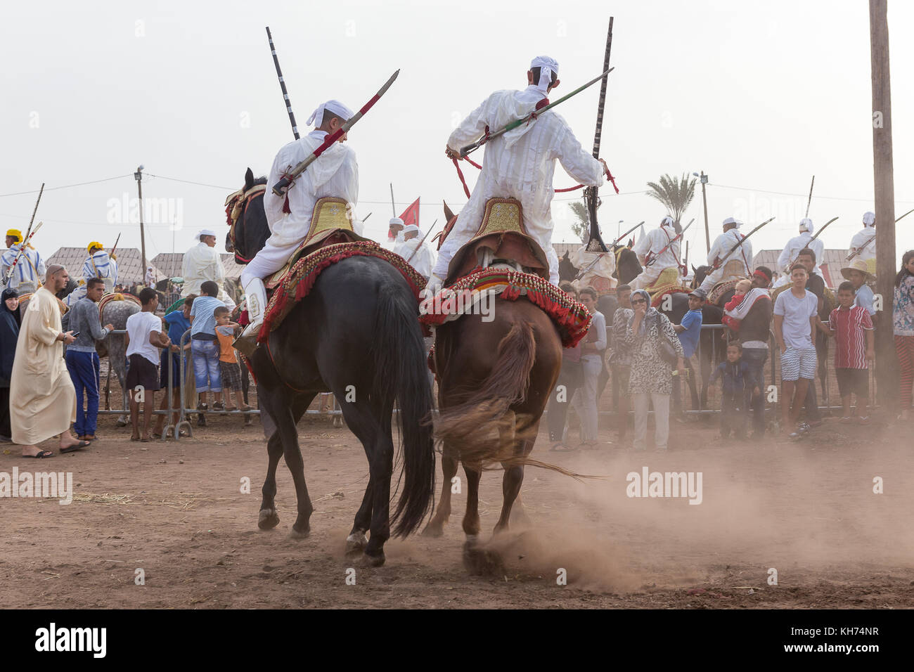 Fantasia is a traditional exhibition of horsemanship in the Maghreb ...