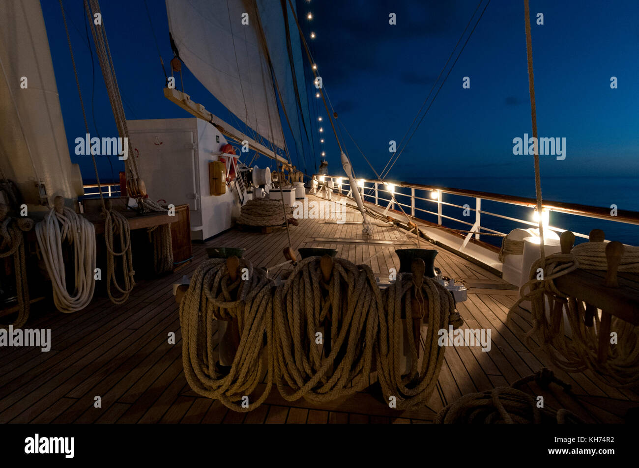 Star Clipper sailing cruise ship, Nevis, Caribbean Stock Photo - Alamy