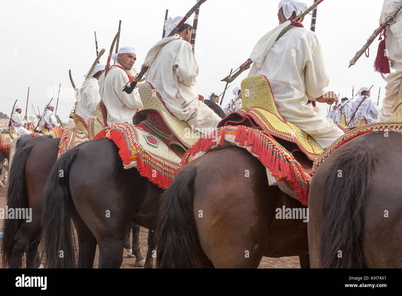 Fantasia is a traditional exhibition of horsemanship in the Maghreb ...