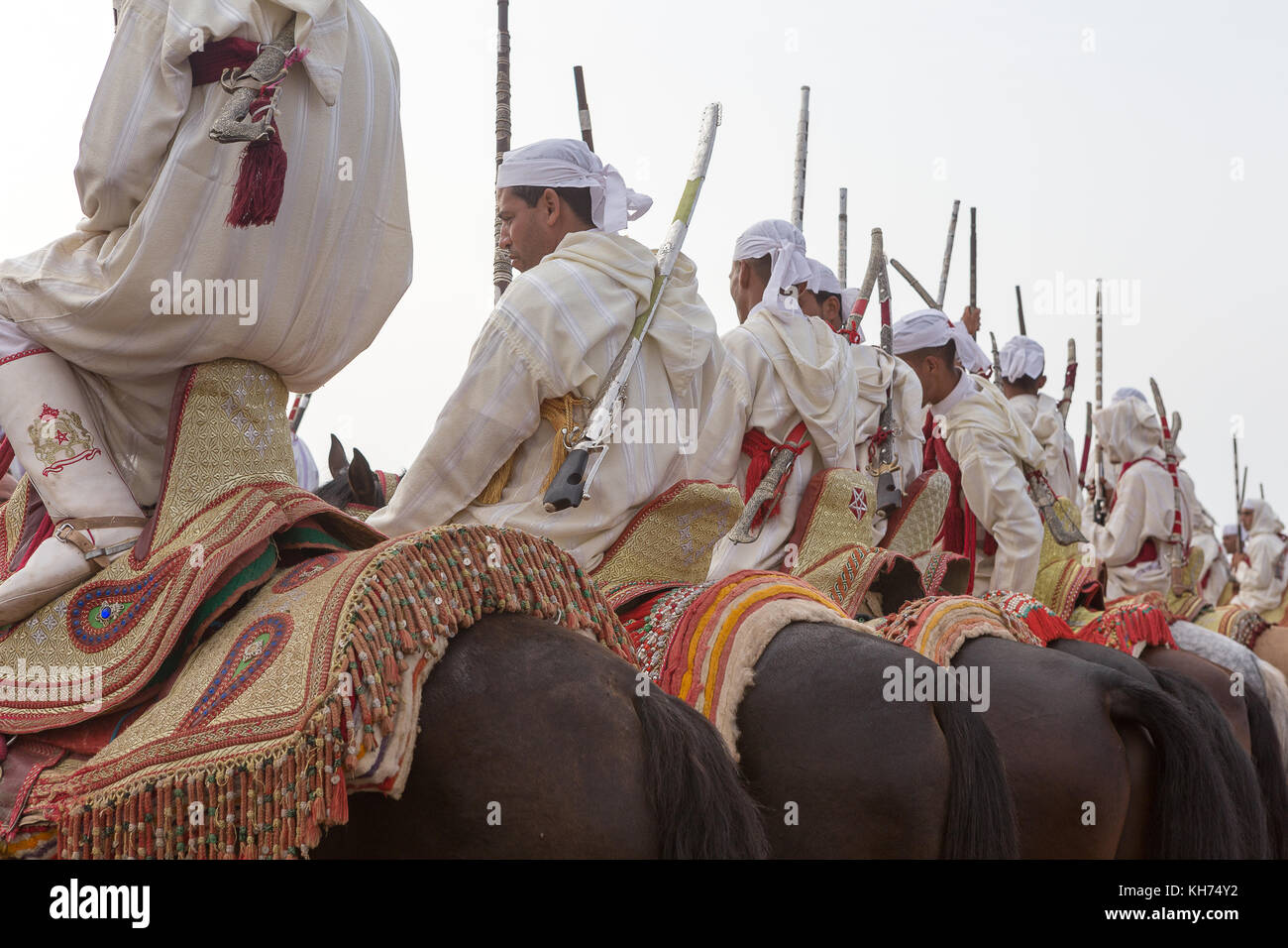 Fantasia is a traditional exhibition of horsemanship in the Maghreb ...