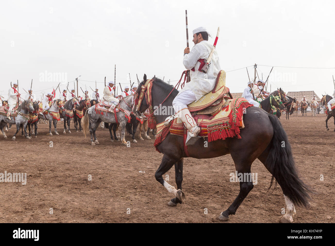 Fantasia is a traditional exhibition of horsemanship in the Maghreb ...
