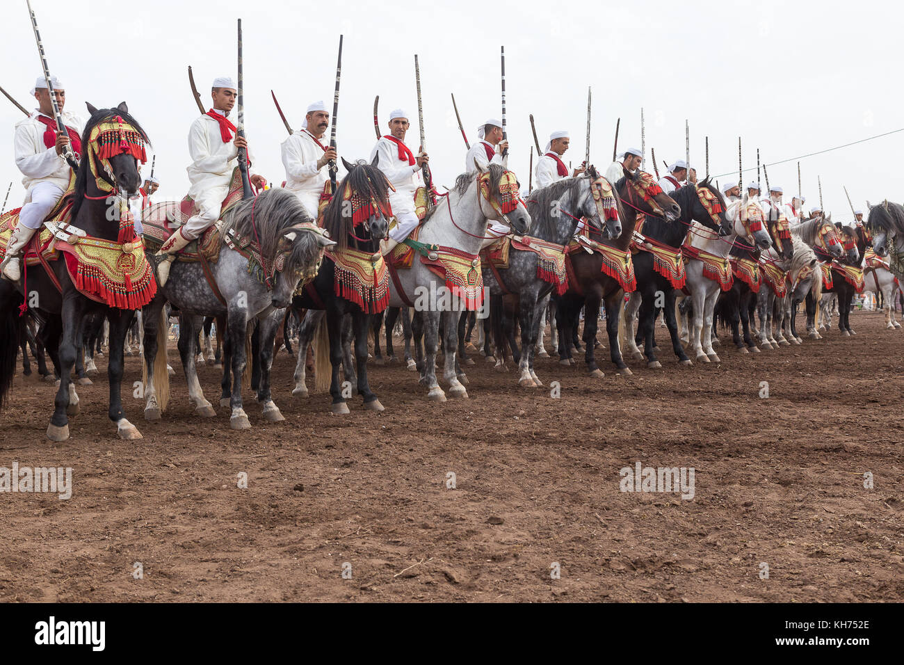 Fantasia is a traditional exhibition of horsemanship in the Maghreb ...