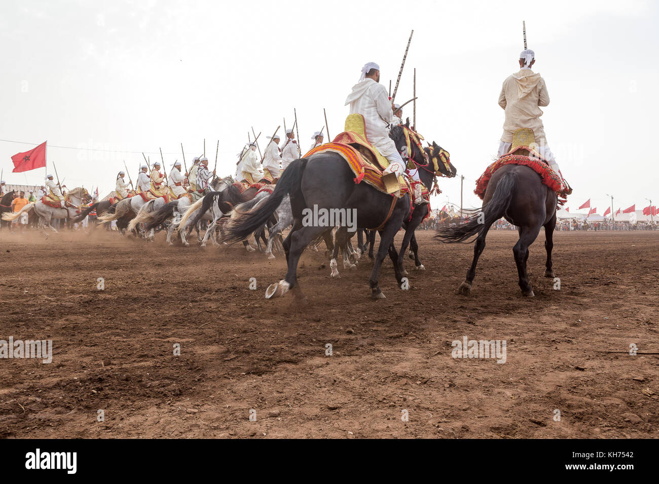 Fantasia is a traditional exhibition of horsemanship in the Maghreb ...