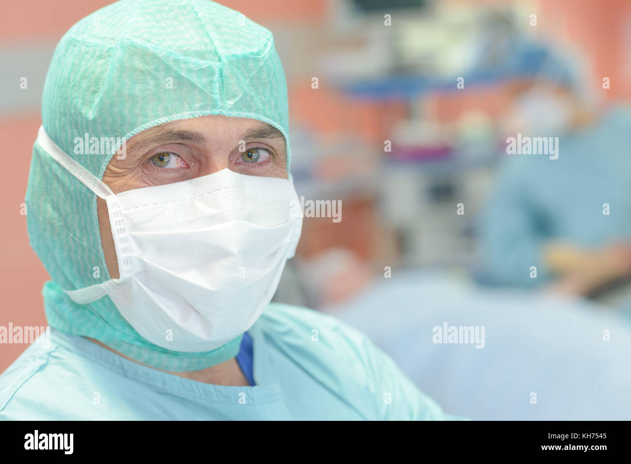 surgeon looking at camera Stock Photo - Alamy