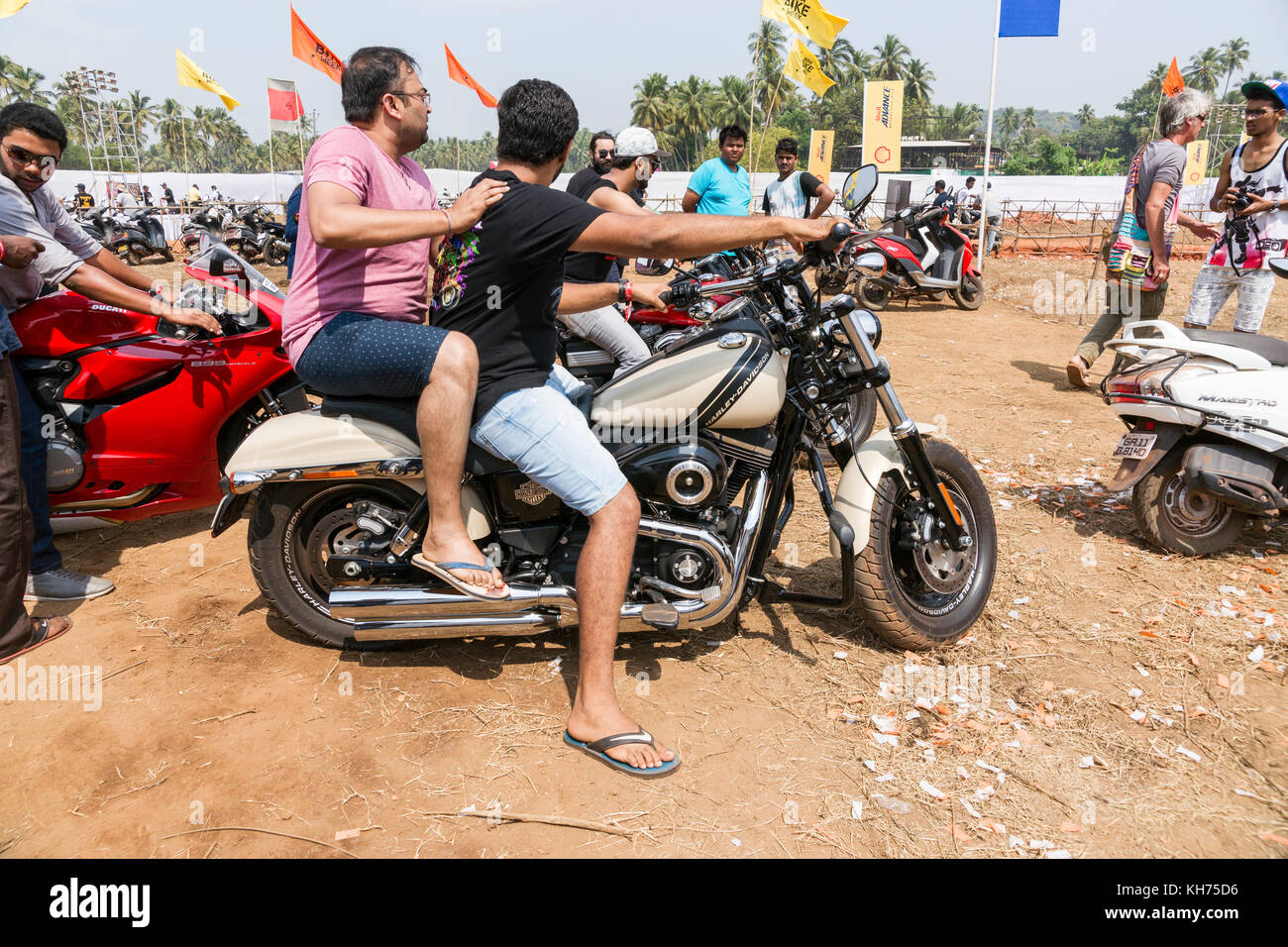 Indian bike week 2016 Stock Photo - Alamy