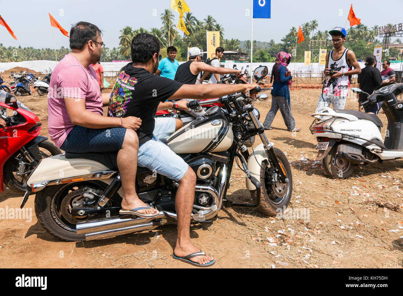 Indian bike week 2016 Stock Photo - Alamy