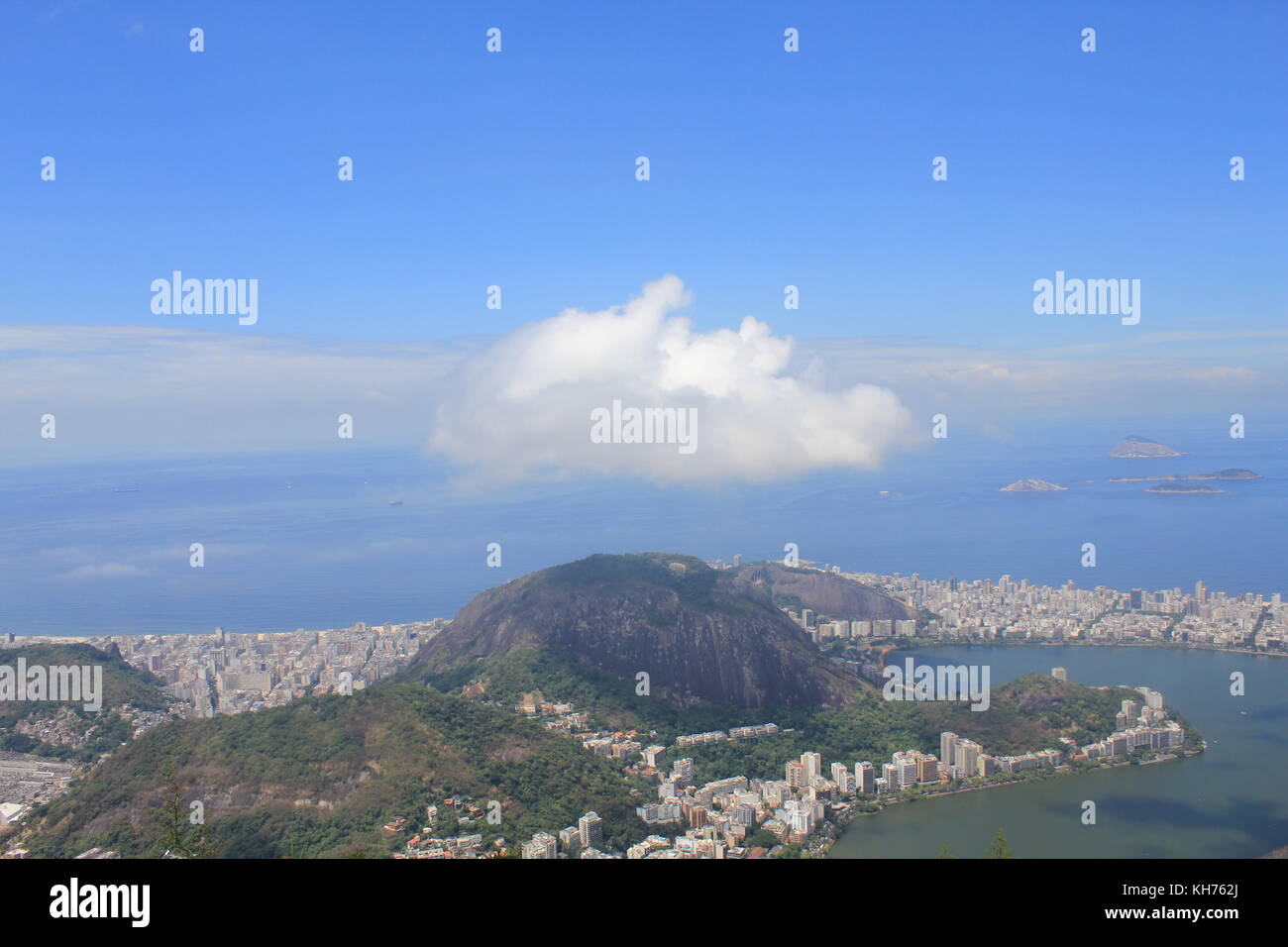 View from Corcovado in Rio de Janeiro Stock Photo - Alamy