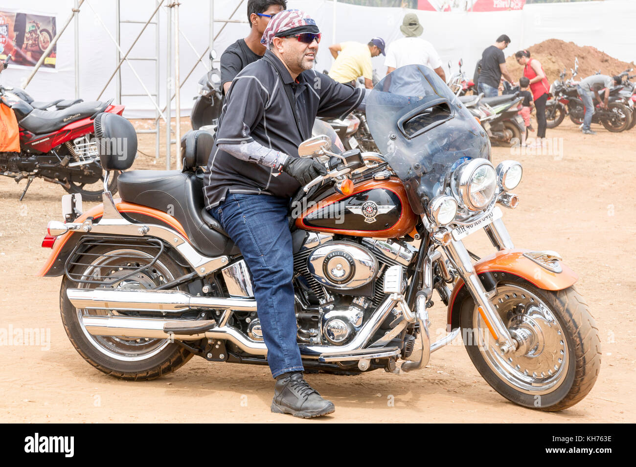 Indian bike week 2016 Stock Photo - Alamy
