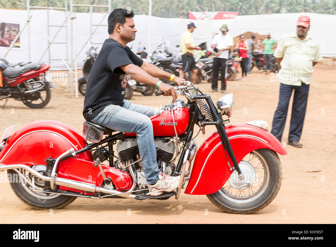 Indian bike week 2016 Stock Photo - Alamy