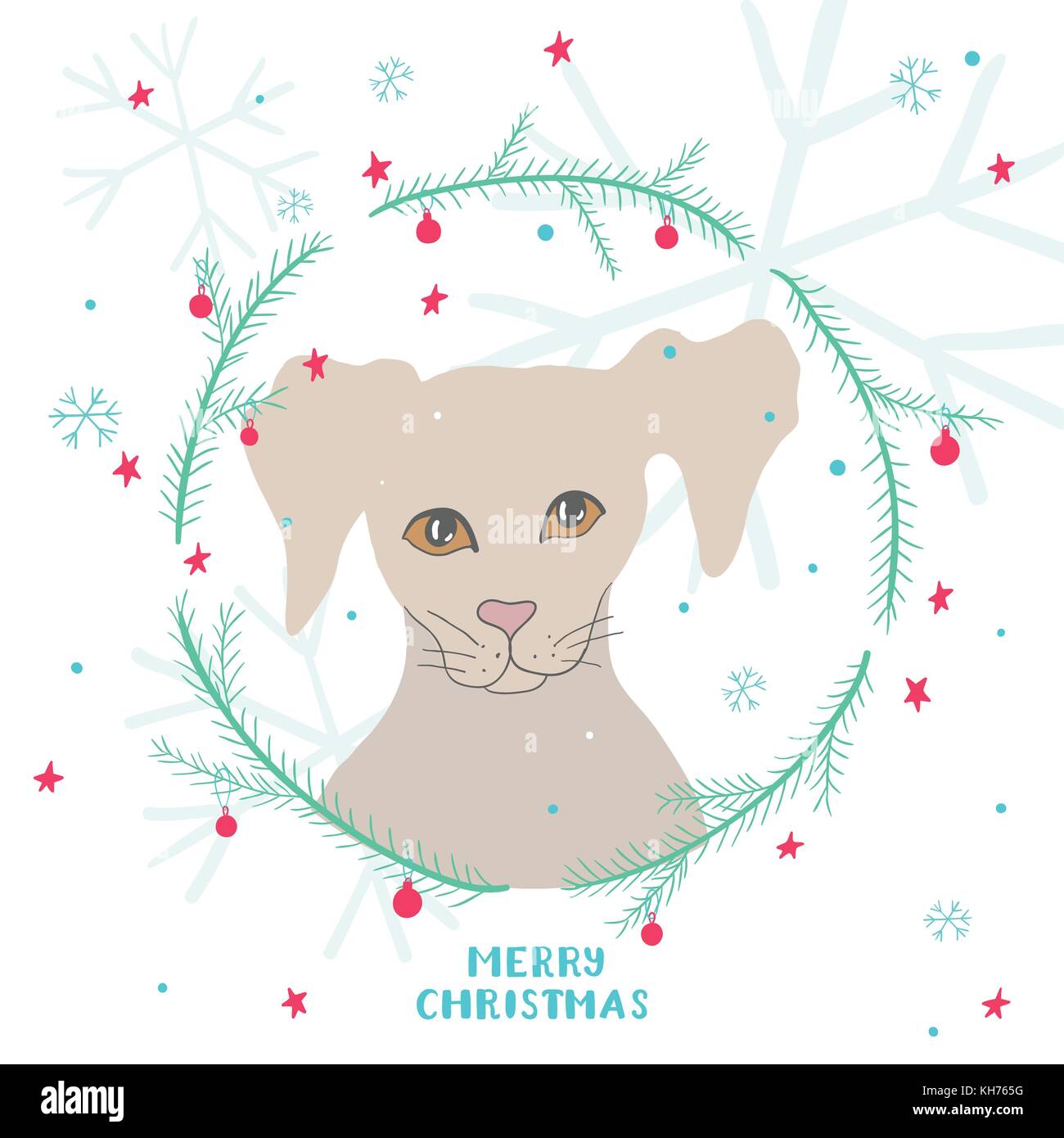 Dog with simple background Stock Vector Images - Alamy