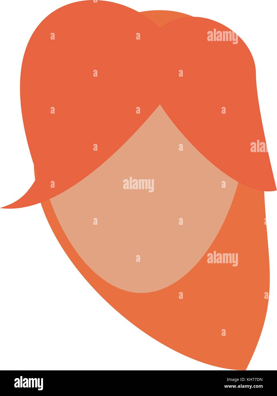 Woman faceless cartoon Stock Vector Image & Art - Alamy