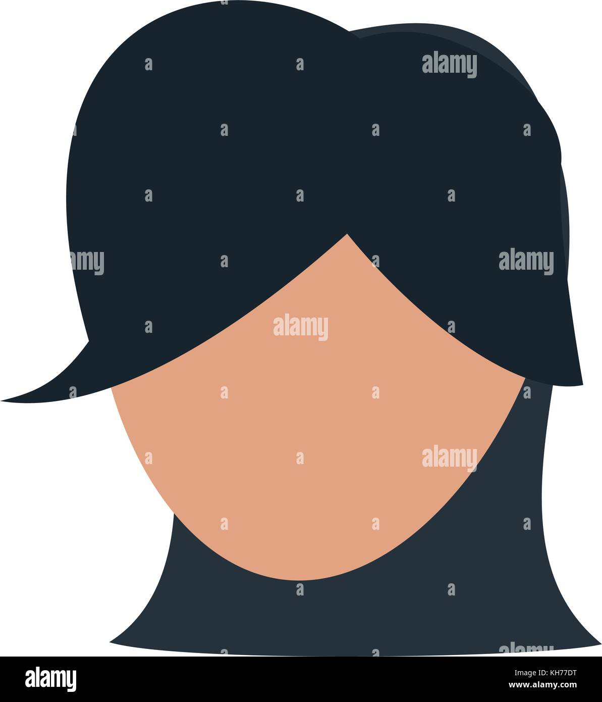 Woman faceless cartoon Stock Vector Image & Art - Alamy