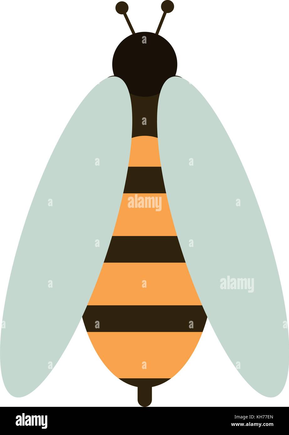 Cute bee symbol Stock Vector Image & Art - Alamy