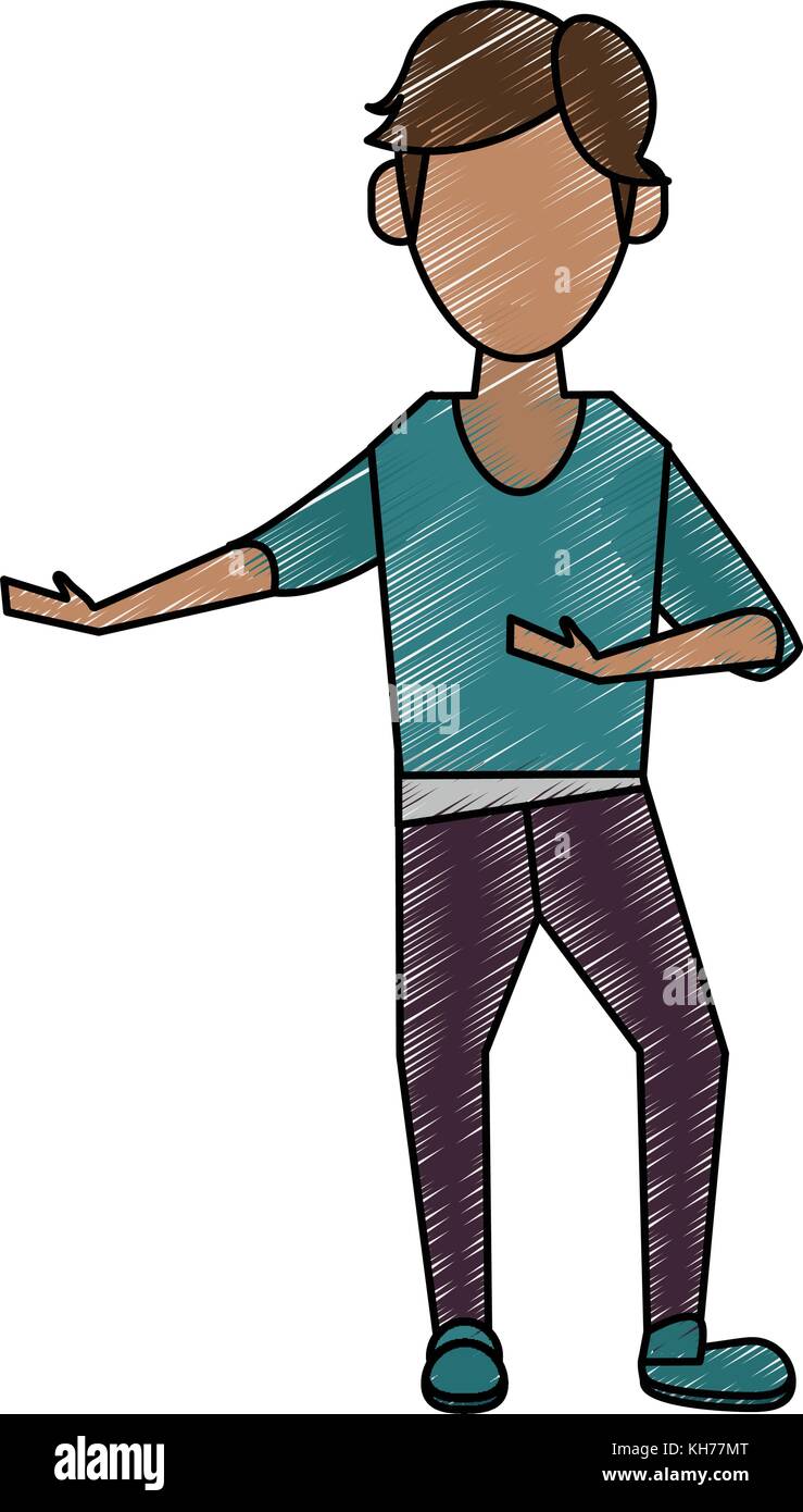 Young man posing Stock Vector Image & Art - Alamy