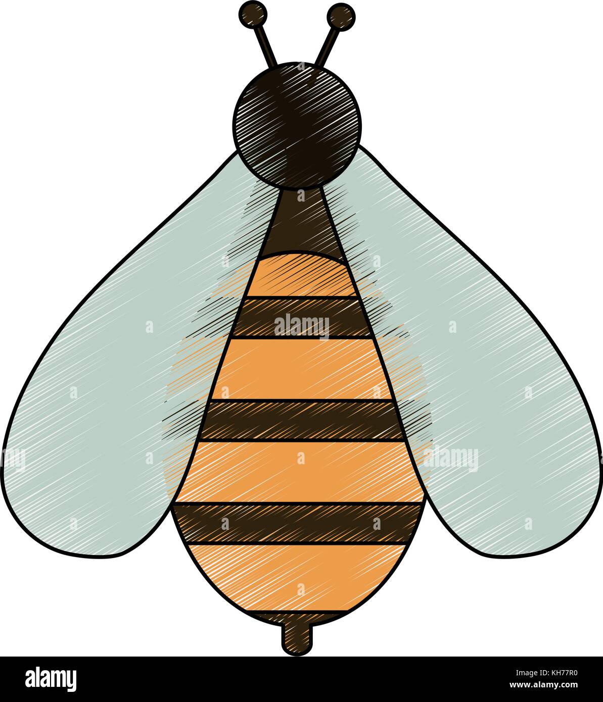 Cute bee symbol Stock Vector Image & Art - Alamy