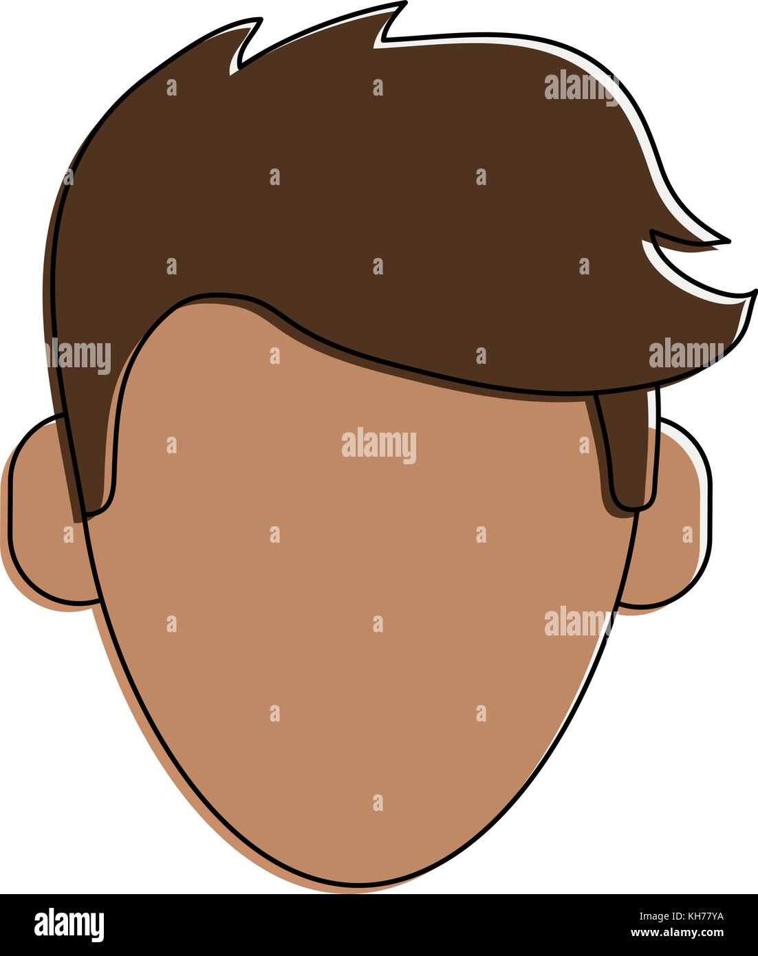 Man faceless cartoon Stock Vector Image & Art - Alamy