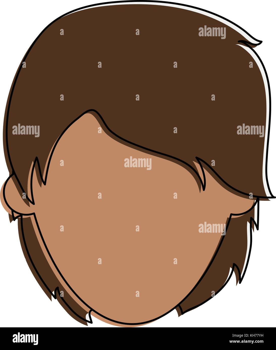 Woman faceless cartoon Stock Vector Image & Art - Alamy