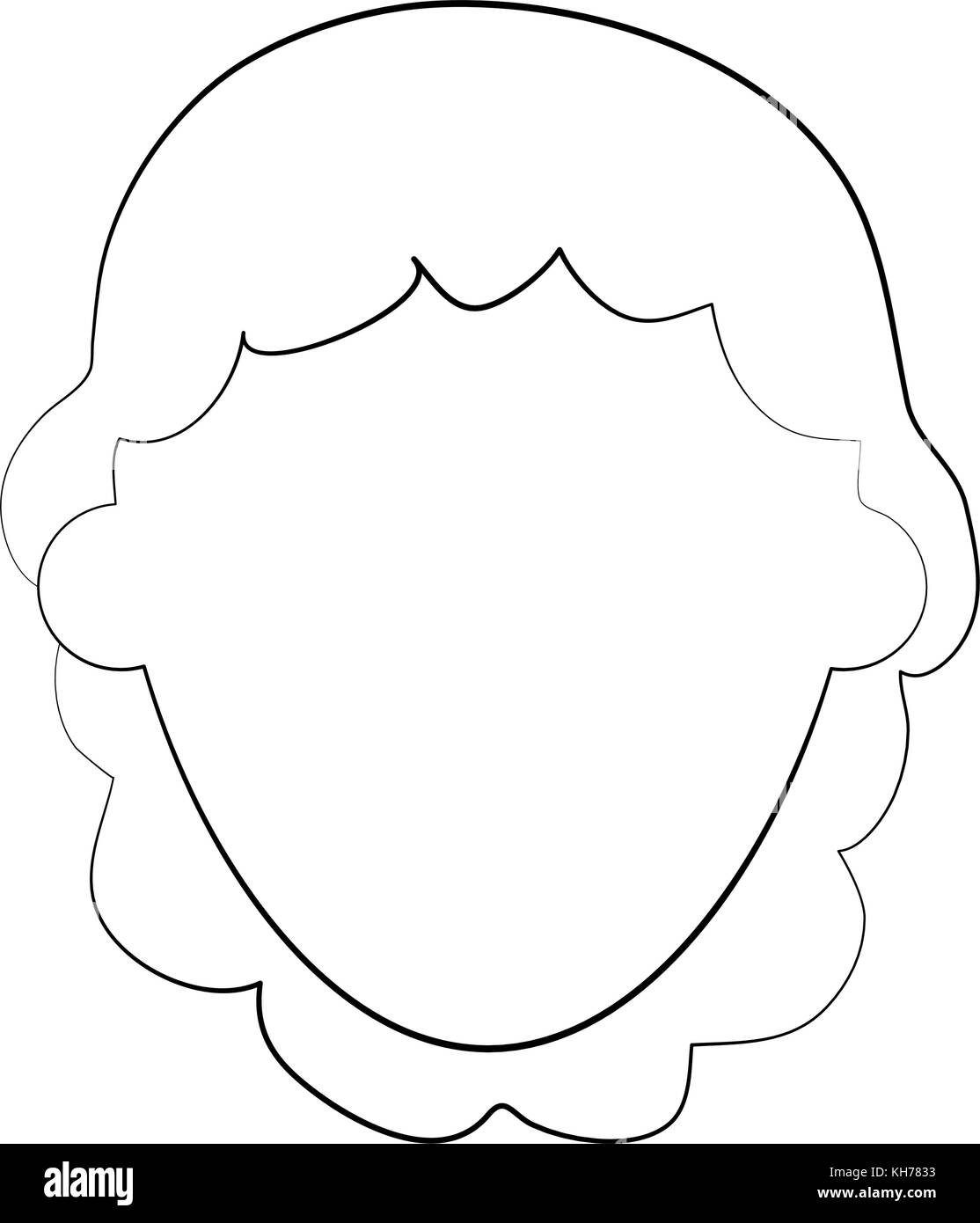 Woman faceless cartoon Stock Vector Image & Art - Alamy