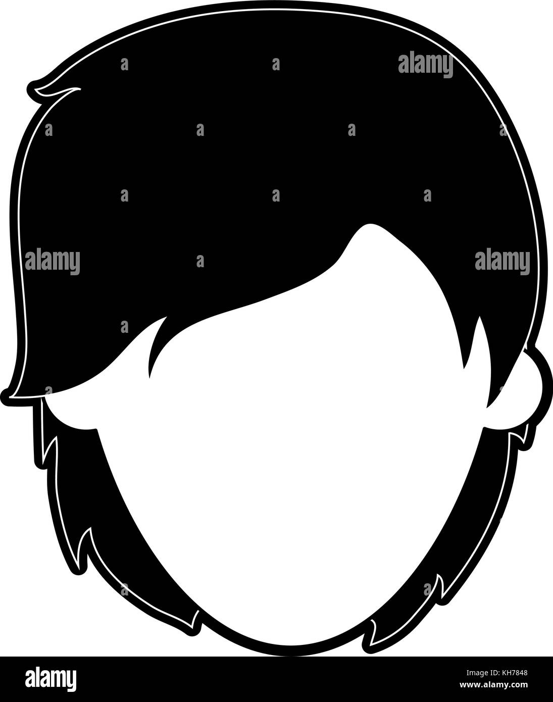 Woman faceless cartoon Stock Vector Image & Art - Alamy