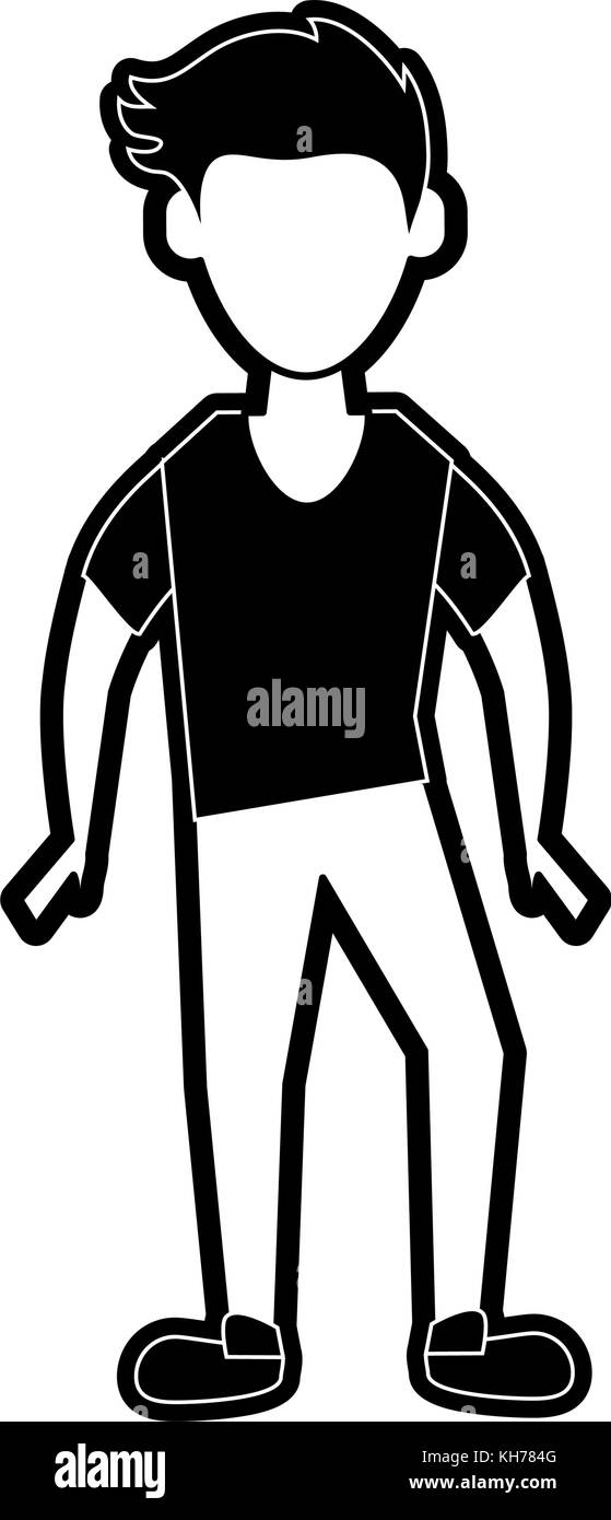 Young man posing Stock Vector Image & Art - Alamy