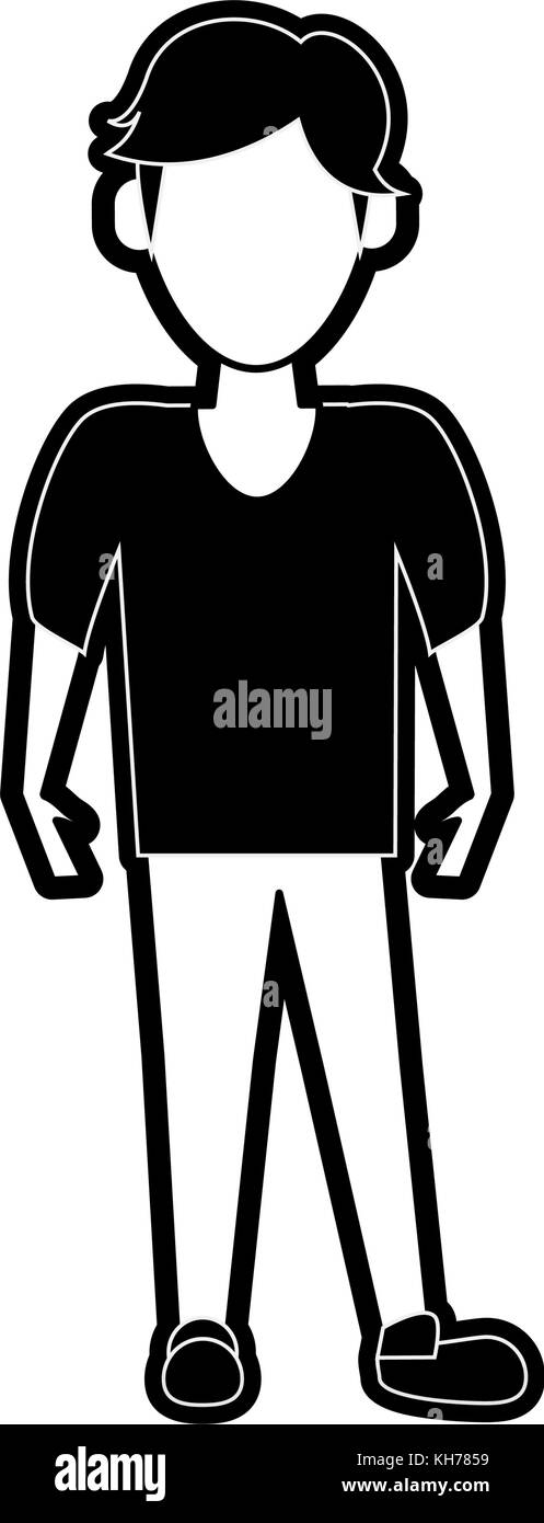 Young man posing Stock Vector Image & Art - Alamy