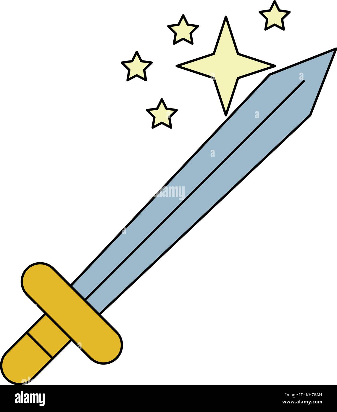 Sword game icon Stock Vector Image & Art - Alamy