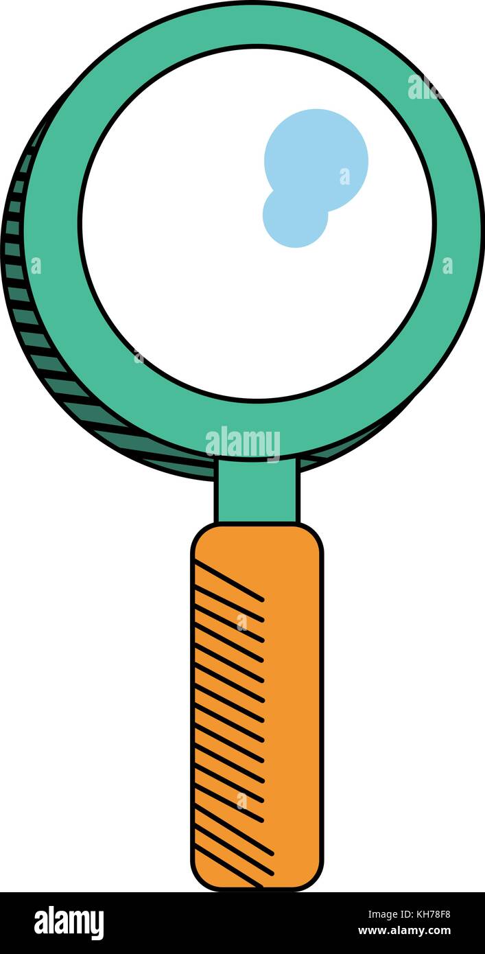 Magnifying glass symbol Stock Vector Image & Art - Alamy