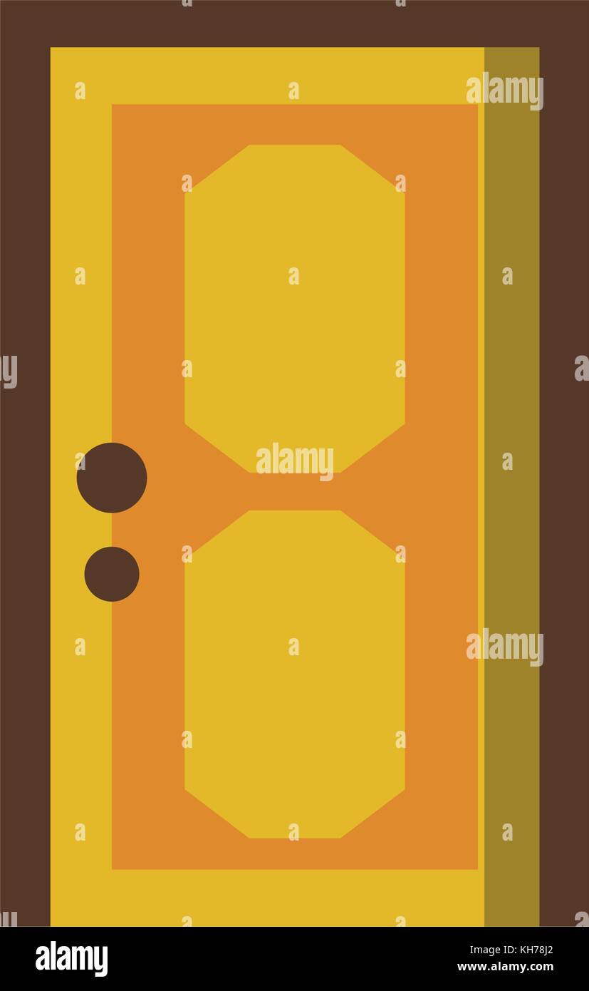 Old colored door Stock Vector Images - Alamy