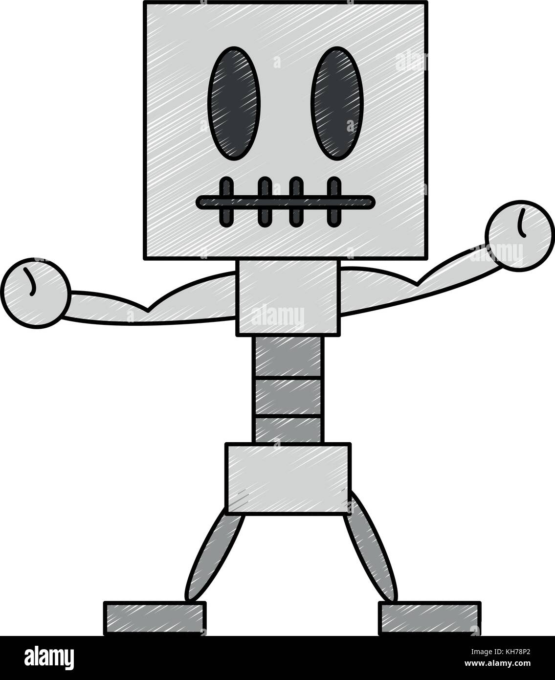 Video Game Character Draw Stock Vector Images - Alamy