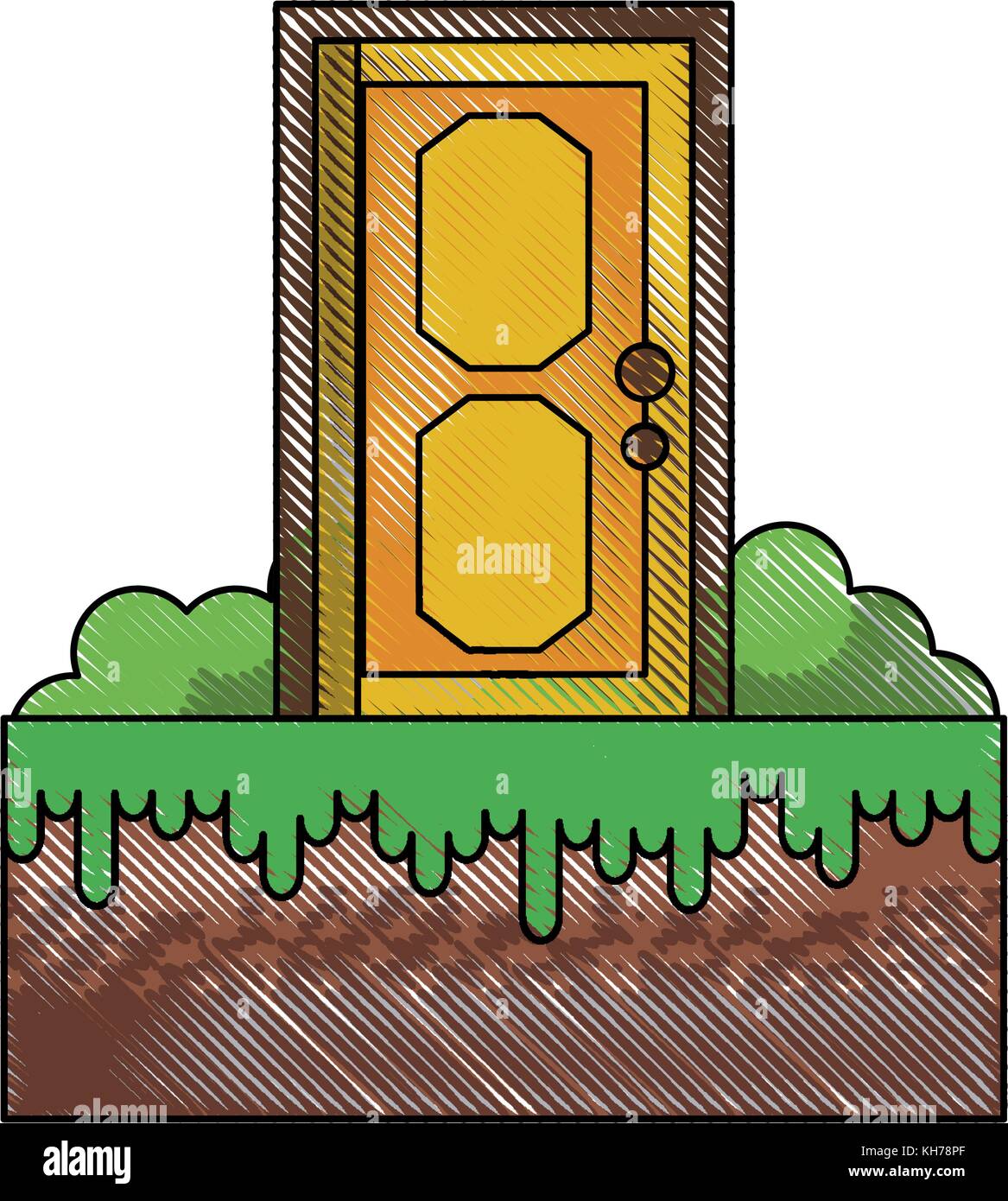 Door game item Stock Vector Image & Art - Alamy