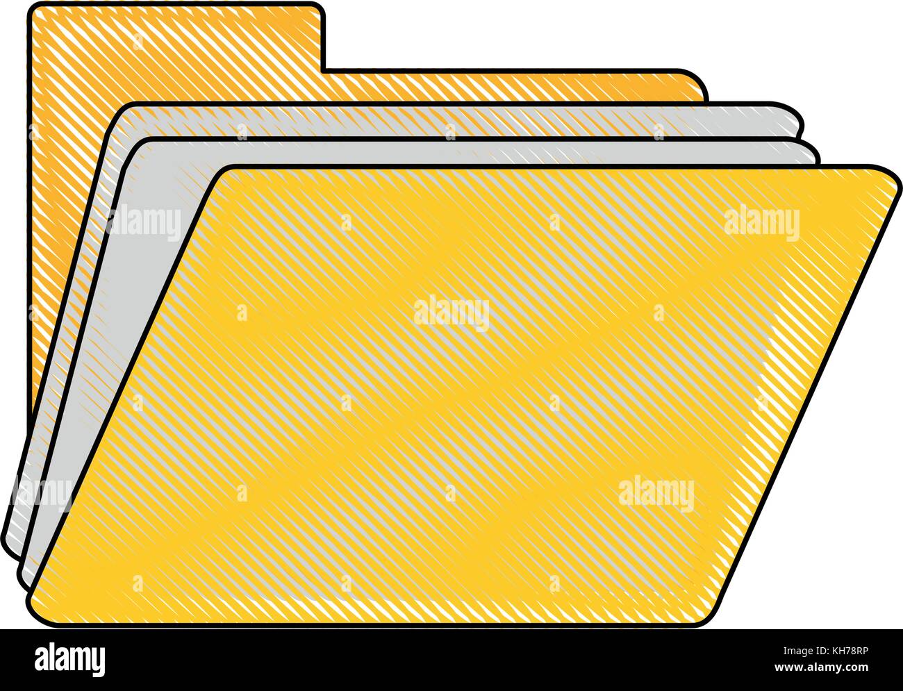 Folder document symbol Stock Vector Image & Art - Alamy