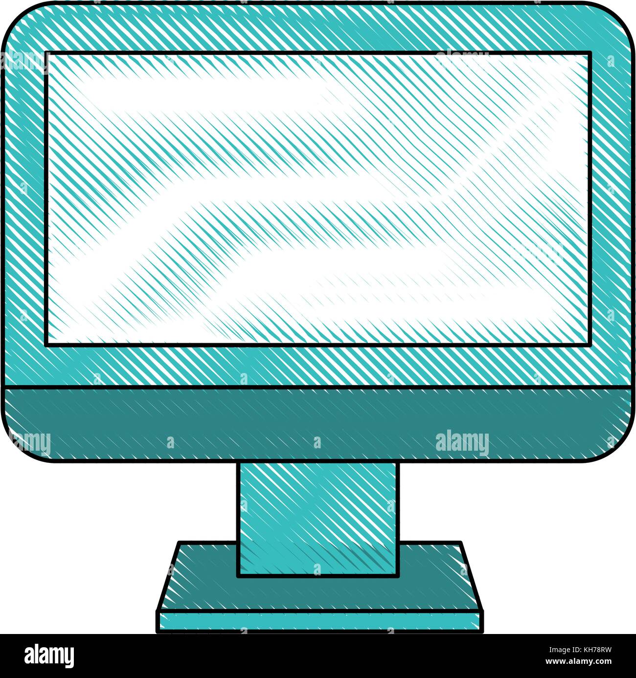Computer monitor screen Stock Vector Image & Art - Alamy