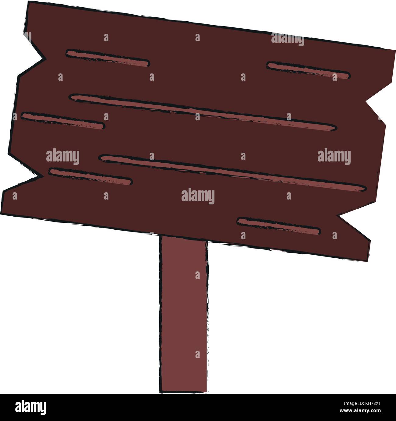 Wooden signpost game item Stock Vector Image & Art - Alamy